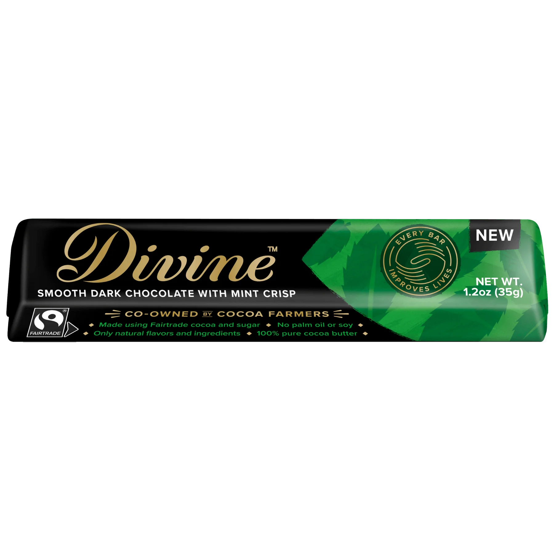 70% Dark Chocolate Mint Snack Bar, 1.2 oz. – Ten Thousand Villages ...
